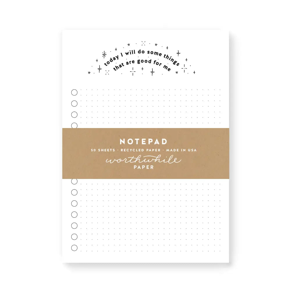 Self Care Notepad – Rising